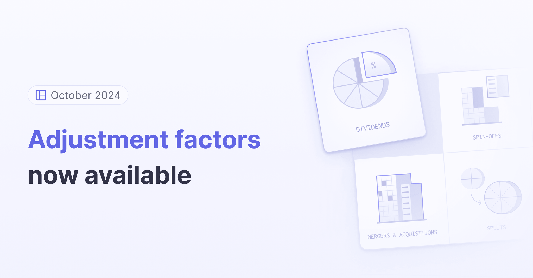 Adjustment factors now available | Databento Blog