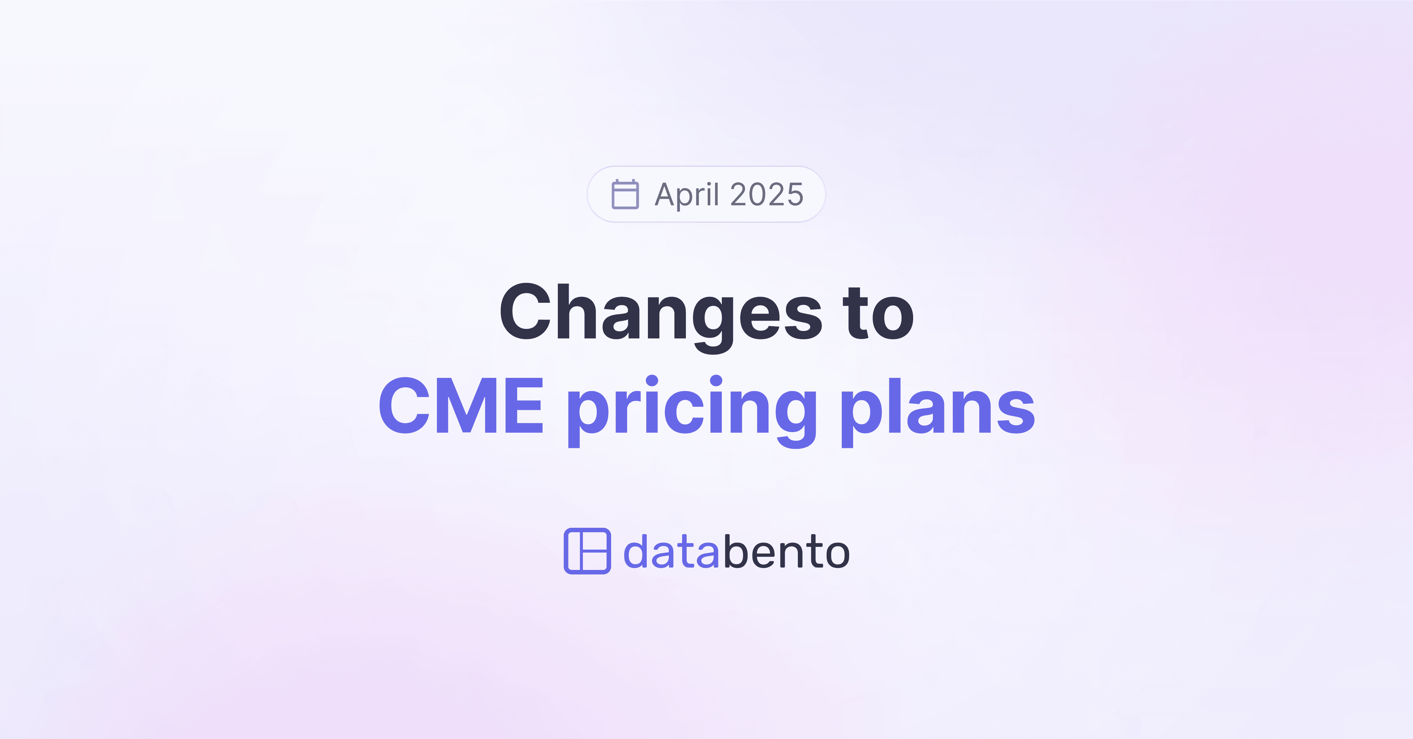 Introducing new CME pricing plans | Databento Blog