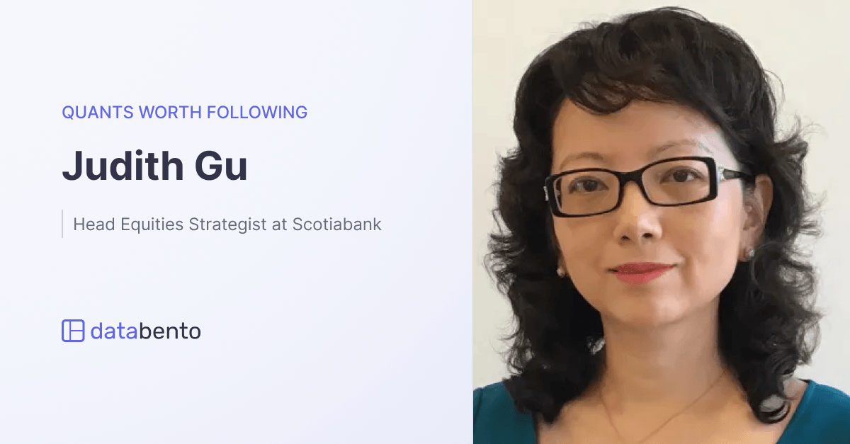 Quants worth following: Judith Gu | Databento Blog